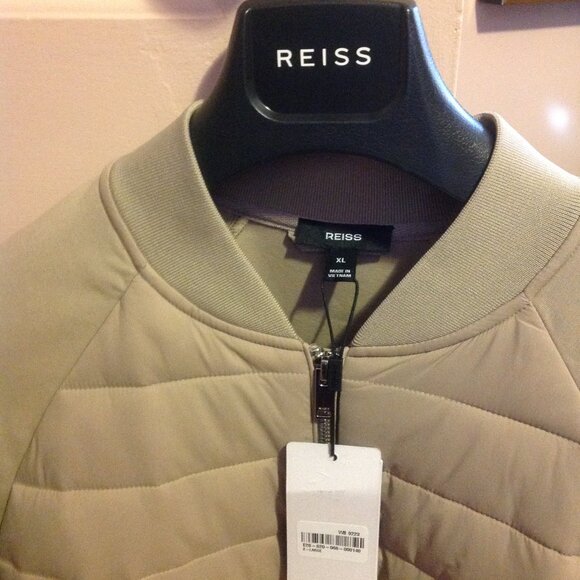 Reiss | Jackets & Coats | Reiss Mens Rochdale Tan Bomber Jacket Extra ...
